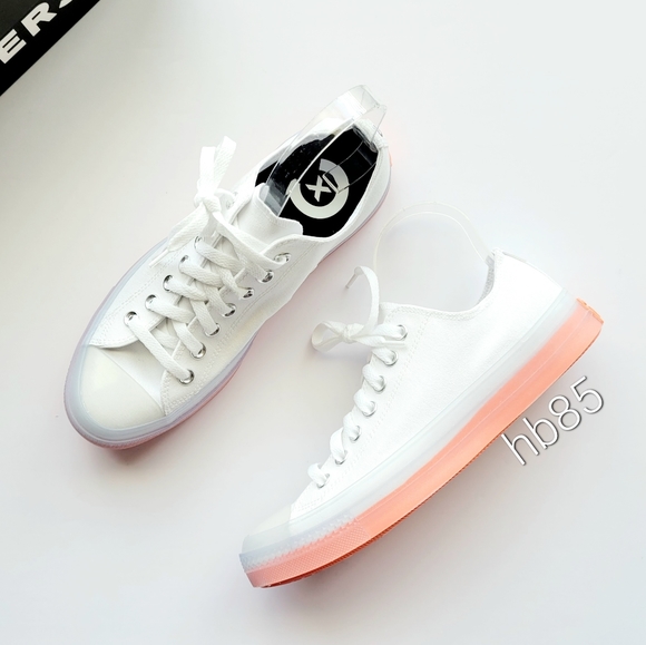Converse | Shoes | Converse Ctas Ox White Wild Mango Mens 9 | Poshmark